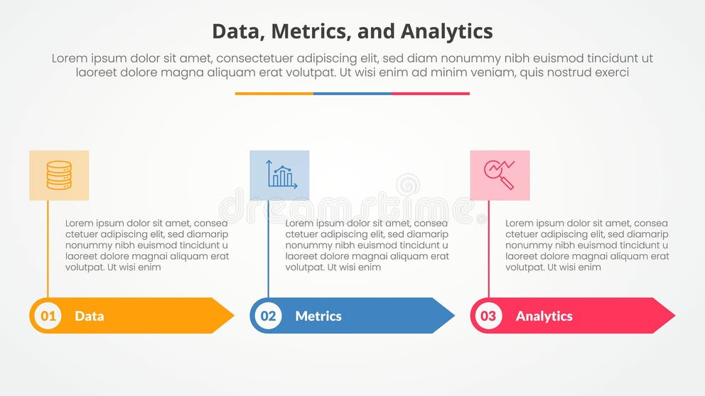 Data Metrics and Analytics Infographic Concept for Slide Presentation ...
