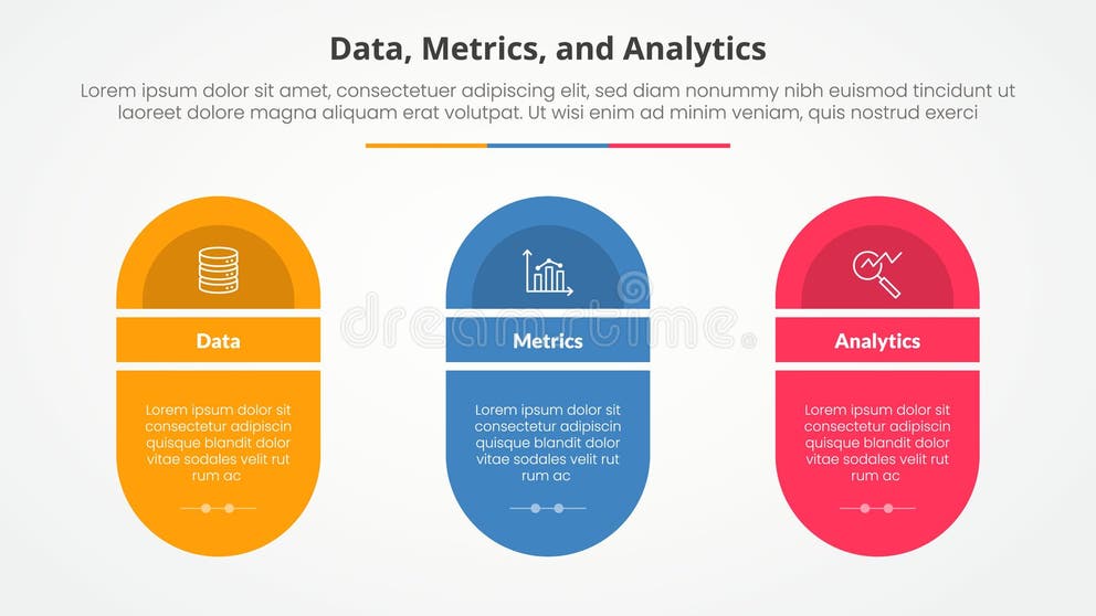 Data Metrics and Analytics Infographic Concept for Slide Presentation ...