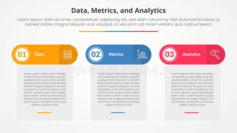 Data Metrics and Analytics Infographic Concept for Slide Presentation ...
