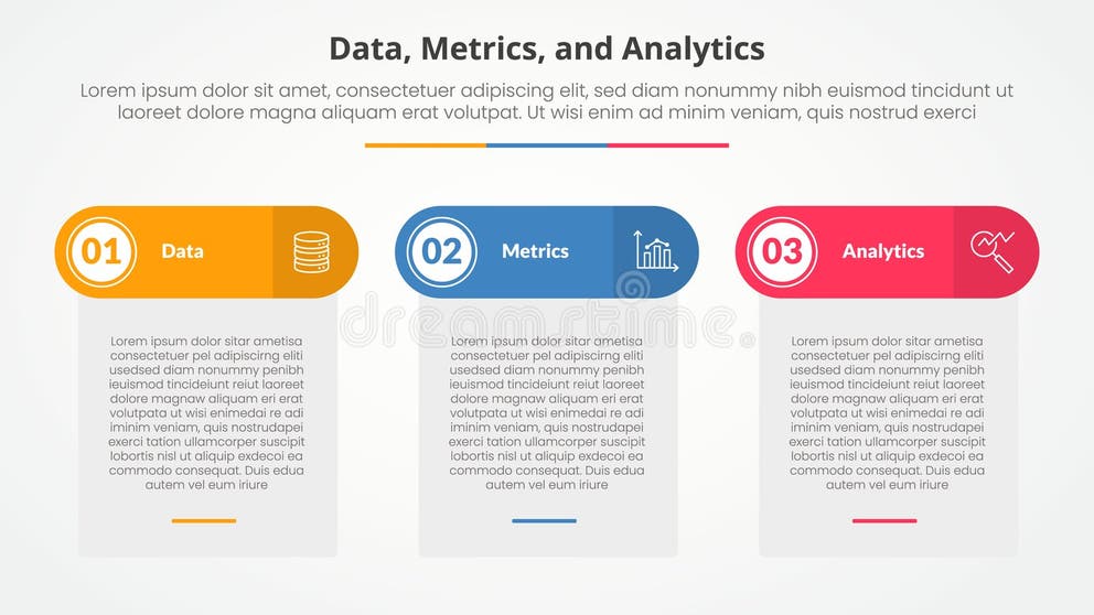 Data Metrics and Analytics Infographic Concept for Slide Presentation ...
