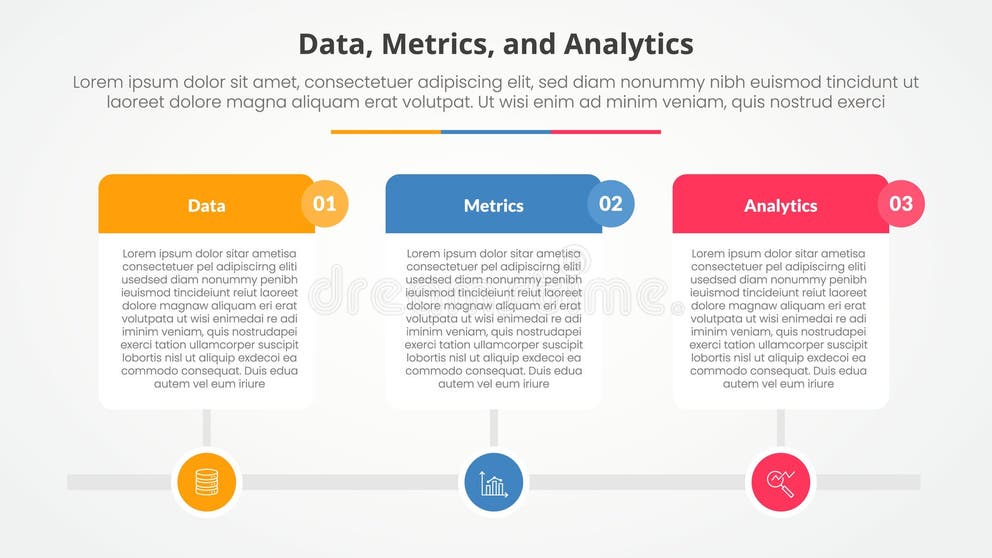 Data Metrics and Analytics Infographic Concept for Slide Presentation ...