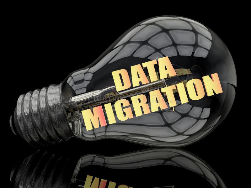 Data Migration stock illustration. Illustration of background - 117461581