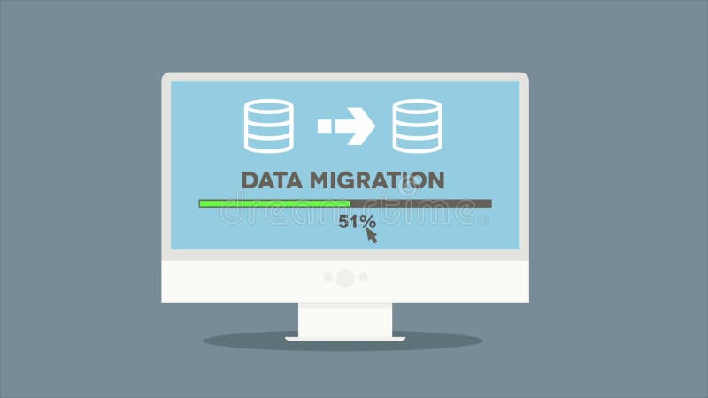 Data Migration stock video. Video of migrate, installation - 70485361