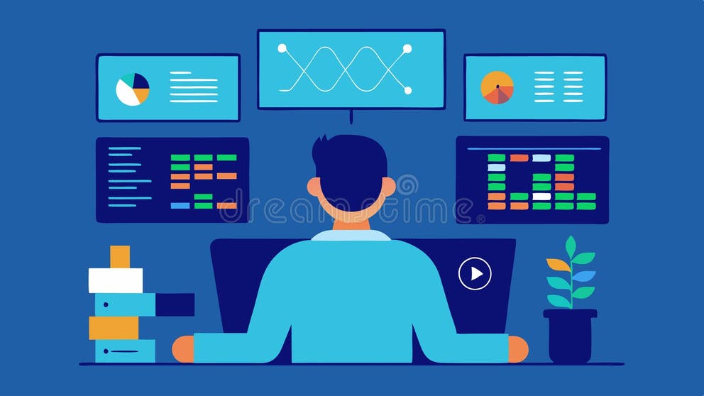 Data Mining a Bioinformatics Researcher Analyzing Large Datasets on Multiple Monitors with ...