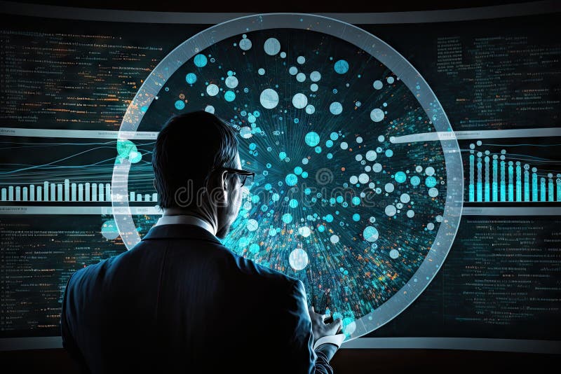 Data Mining Expert Analyzing Large Set Of Data To Uncover Patterns And