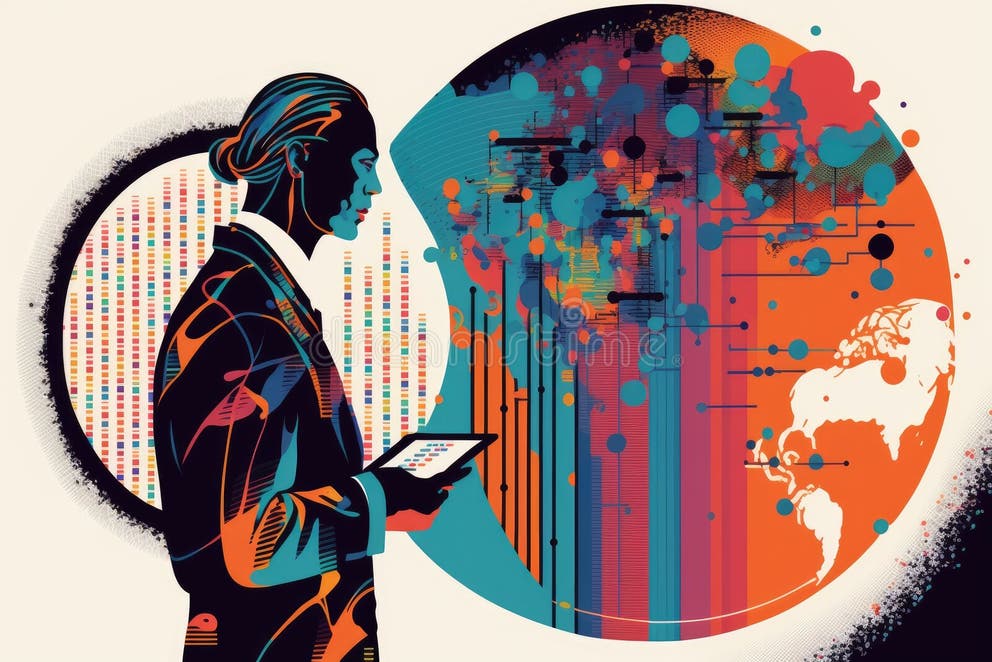 Data Mining Expert, Extracting Useful Information from Complex and Diverse Dataset Stock Photo ...