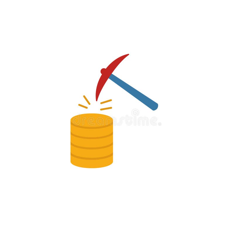 Data Mining Icon. Flat Creative Element from Big Data Icons Collection Stock Illustration ...