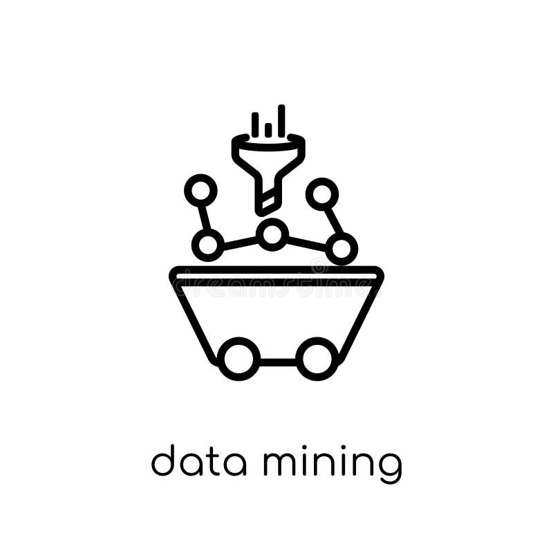 Data Mining Icon. Trendy Modern Flat Linear Vector Data Mining I Stock ... Data Mining Icon. Trendy Modern Flat Linear Vector Data Mining I Stock ...