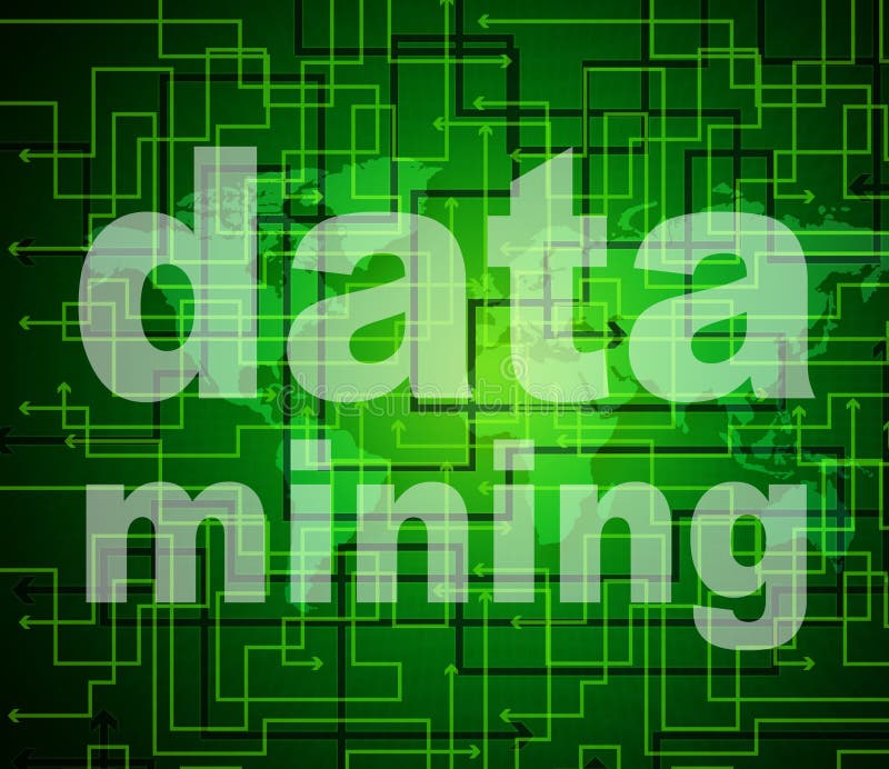 Data Mining Indicates Research Study and Analyse Stock Illustration ...