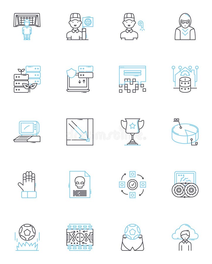 Data Mining Linear Icons Set Clustering Association Regression Classification Outlier