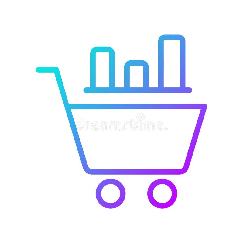 Data Mining in Retail Industry Gradient Linear Vector Icon Stock Vector ...