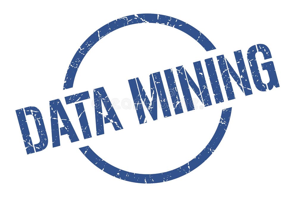 Data mining stamp stock vector. Illustration of grungy - 136953113