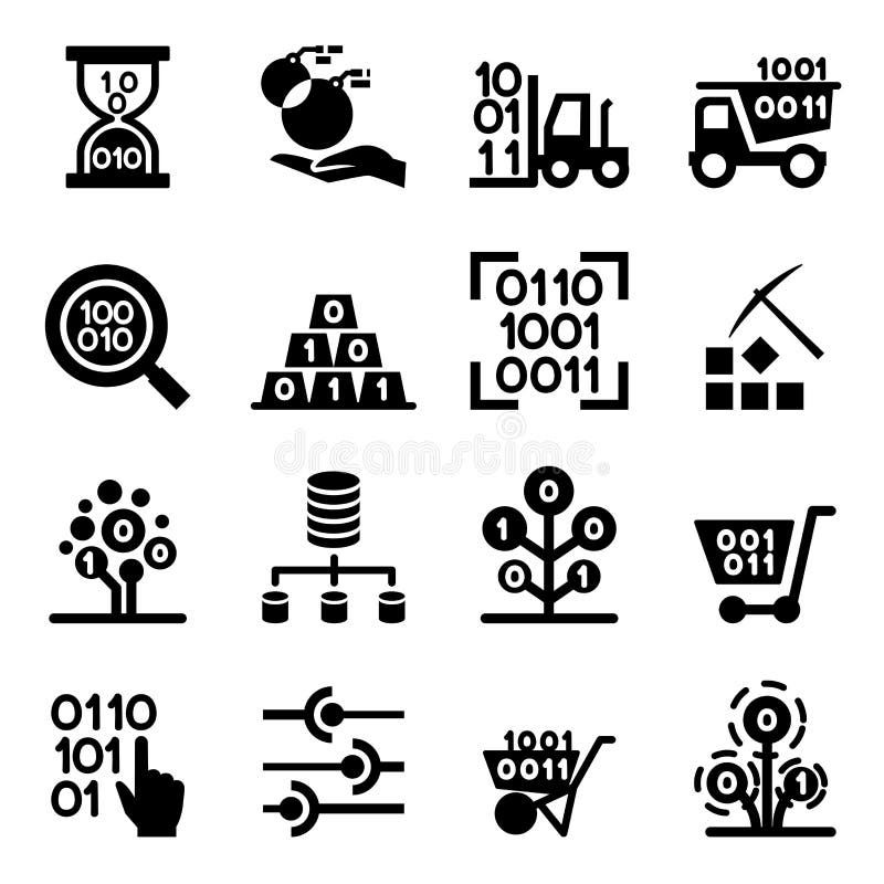 Mining Technology Icon. stock vector. Illustration of cogwheel - 111301593