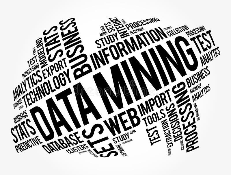 Data Mining - Technology Strategy Word Cloud, Business Concept ...