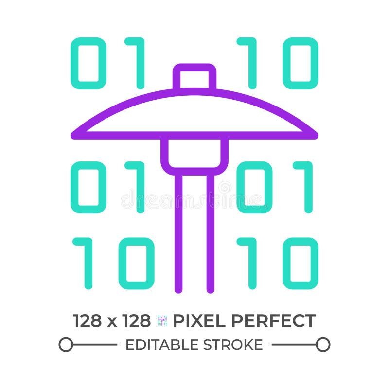 Data Mining Two Color Line Icon Stock Vector - Illustration of data ...
