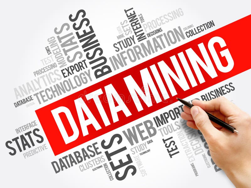 Data Mining Mind Map, Technology Concept for Presentations and Reports ...