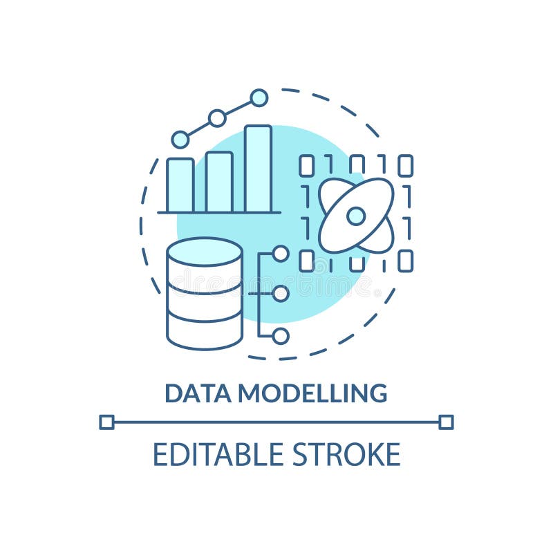 Data Modelling Blue Gradient Concept Icon Stock Vector - Illustration ... Data Modelling Blue Gradient Concept Icon Stock Vector - Illustration ...