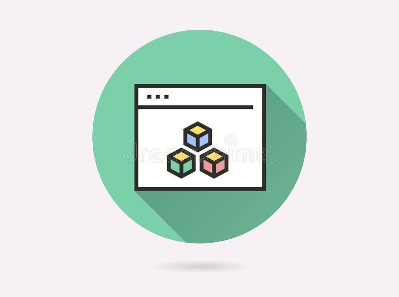 Data Models - Vector Icon. Illustration Isolated. Simple Pictogram ...