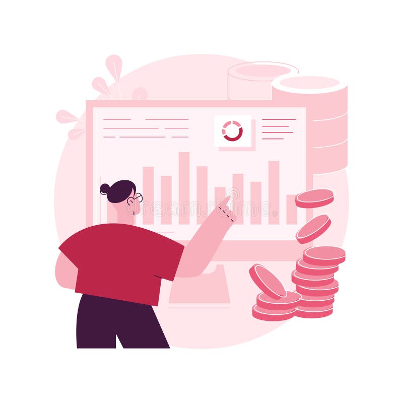 Data Monetization Abstract Concept Vector Illustration. Stock Vector ...