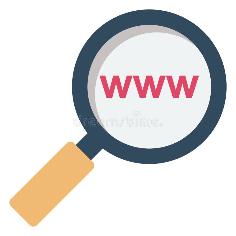 Data Monitoring, Search Url Color Vector Icon Which Can Easily Modify ...
