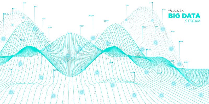 Data Motion. Fluid Technology Background Stock Vector - Illustration of ...