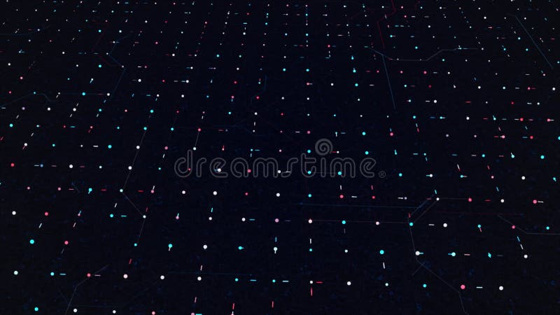 Data Moving within Computer Circuitry, Computer Processing and Organizing Data through CPU or ...