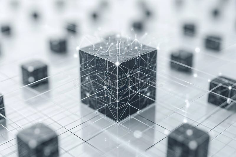 A Data Network Of Cube Connected A Small Neural Network Stock