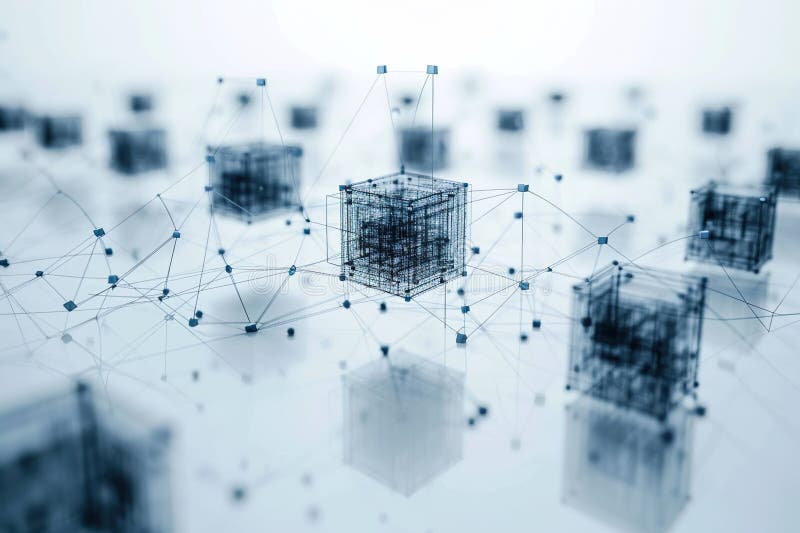 A Data Network Of Cube Connected A Small Neural Network Stock
