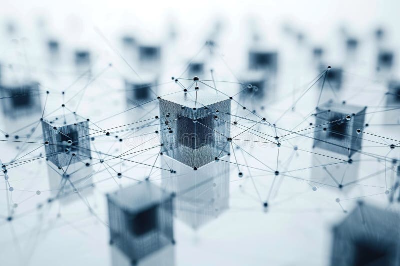 A Data Network Of Cube Connected A Small Neural Network Stock