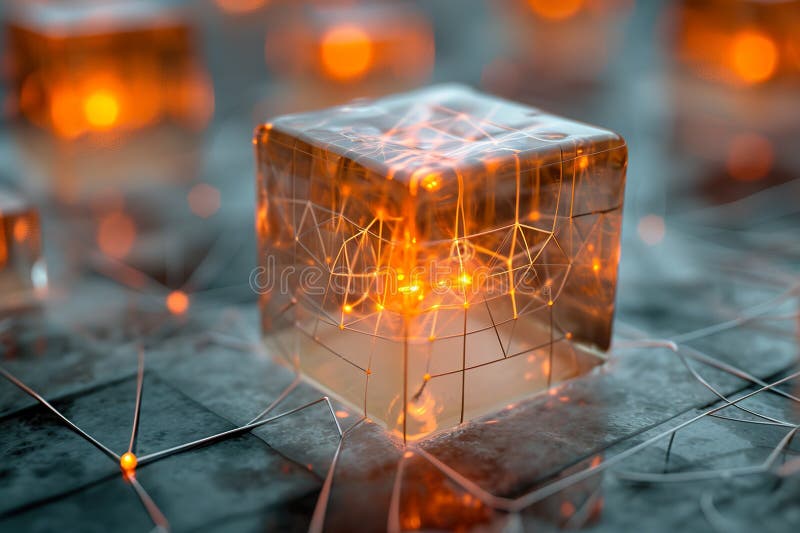 A Data Network Of Cube Connected A Small Neural Network Stock