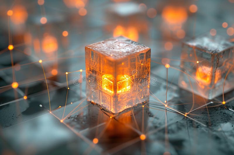 A Data Network Of Cube Connected A Small Neural Network Stock