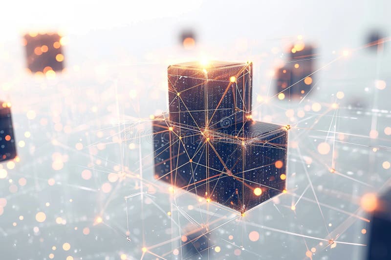 A Data Network Of Cube Connected A Small Neural Network Stock