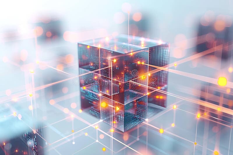A Data Network Of Cube Connected A Small Neural Network Stock