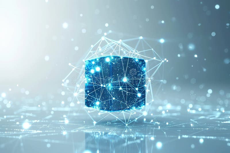 A Data Network Of Cube Connected A Small Neural Network Stock