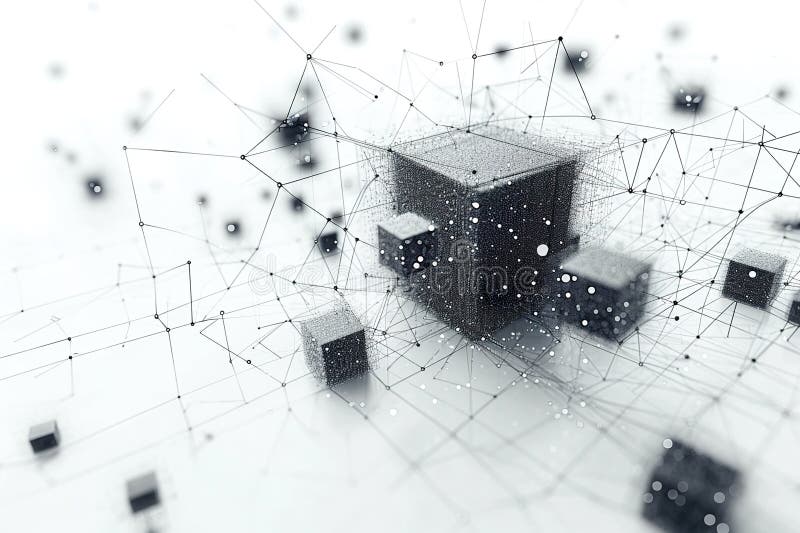 A Data Network Of Cube Connected A Small Neural Network Stock
