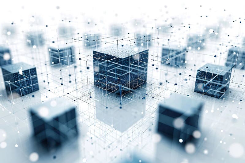 A Data Network Of Cube Connected A Small Neural Network Stock