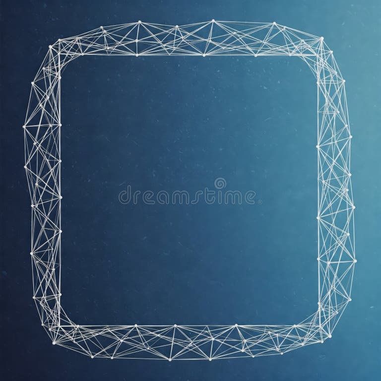 Minimalist Abstract Geometry Frame Stock Illustration - Illustration of ...