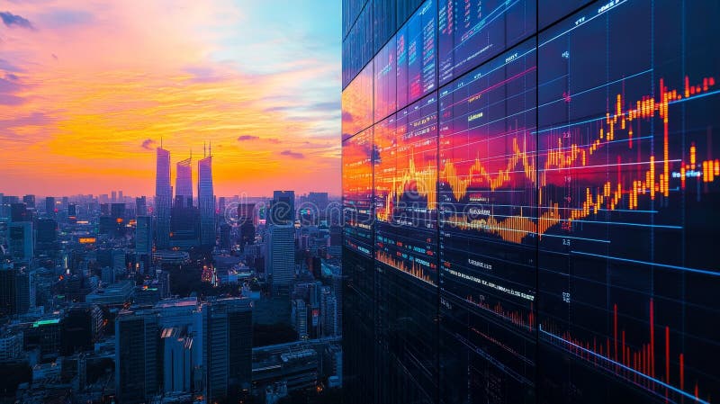 Data and Network Visualization with Servers Stock Photo - Image of ...