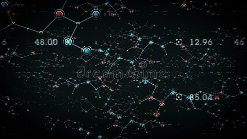 Data and Networks Blue stock video. Video of internet - 54825145