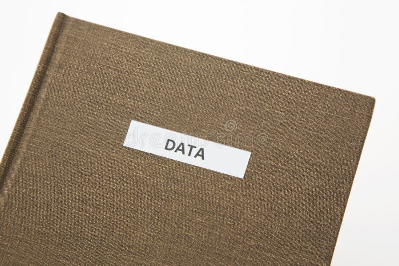 Data Notebook Reflects Value of Research. Science, and Facts Stock ...