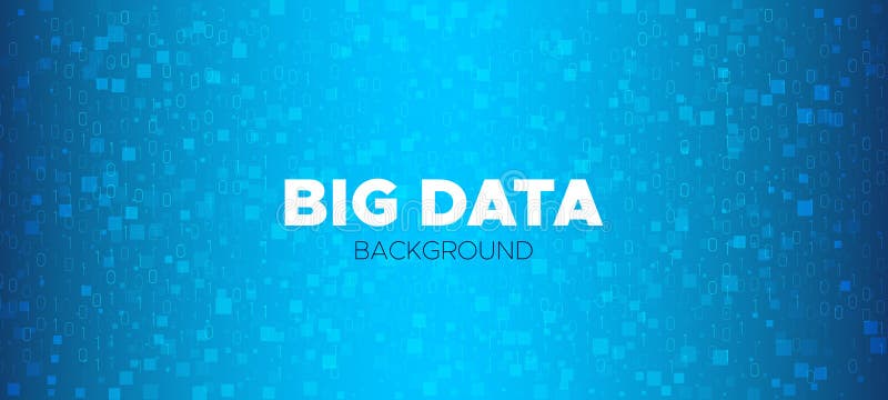 Data Numbers. Glow Technology Abstract Stock Vector - Illustration of ...