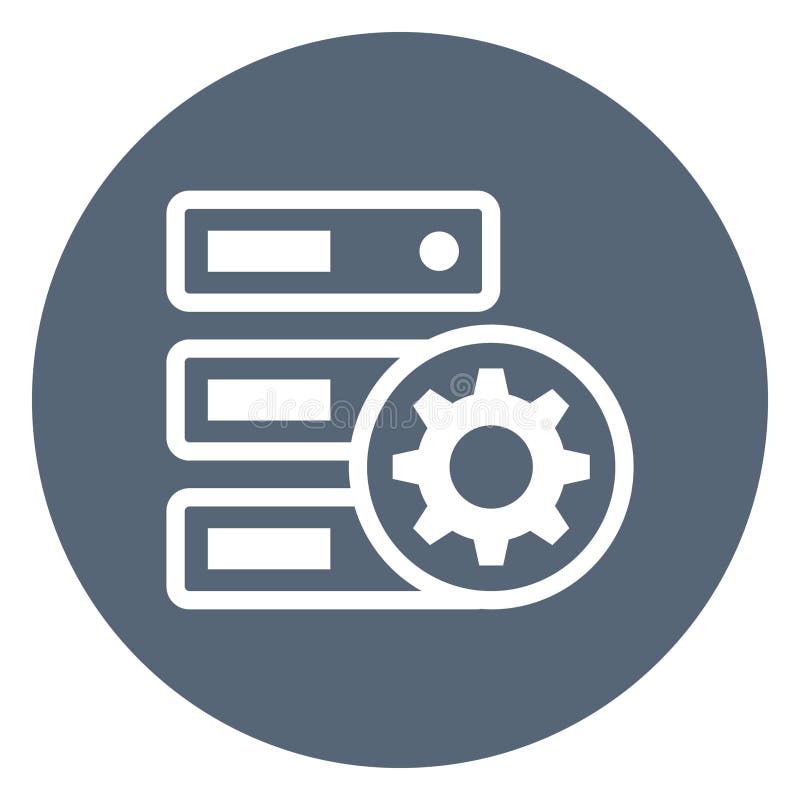 Data Optimization Isolated Vector Icon Easily Edit or Modify Stock ...