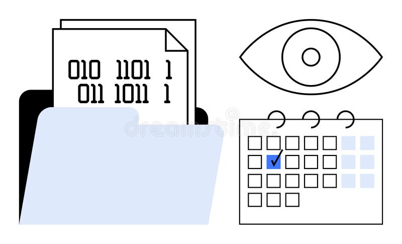 Data Organization and Monitoring with File Folder, Binary Code ...