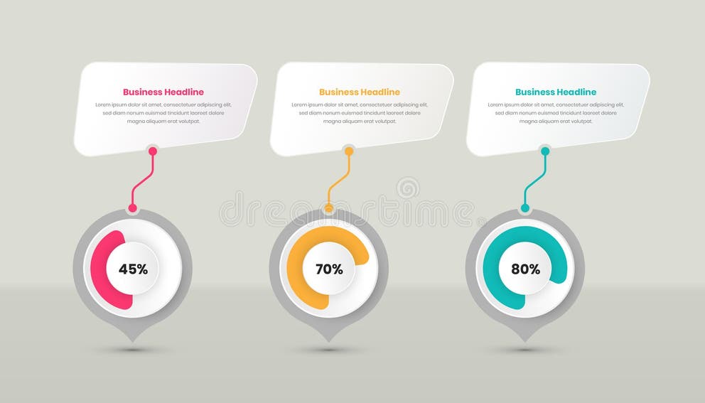 Data Overview and Text Presentation Minimalist Infographic Elements ...