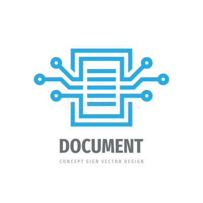 Electronic Document Logo Stock Illustrations – 12,323 Electronic ...