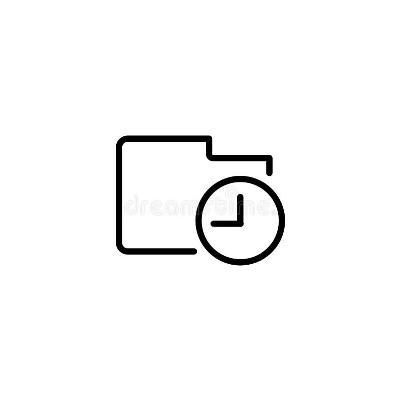 Data Pending Technology Monoline Symbol Icon Logo for Graphic Design ...