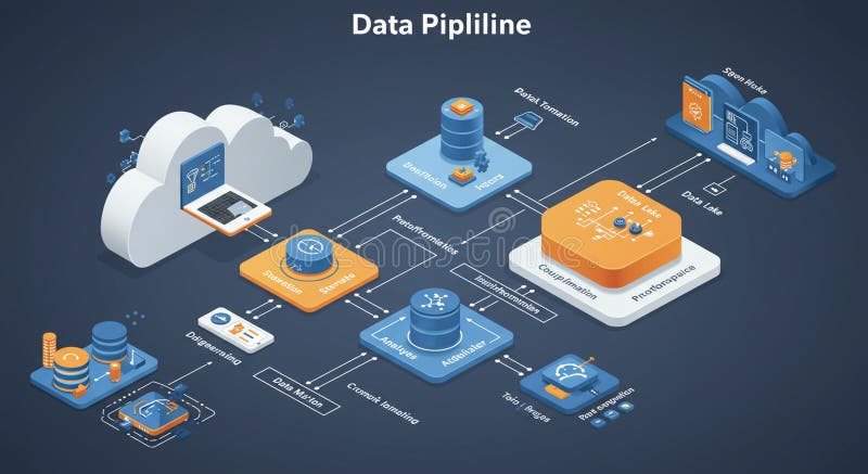Storage Data Pipeline Stock Illustrations – 593 Storage Data Pipeline ...