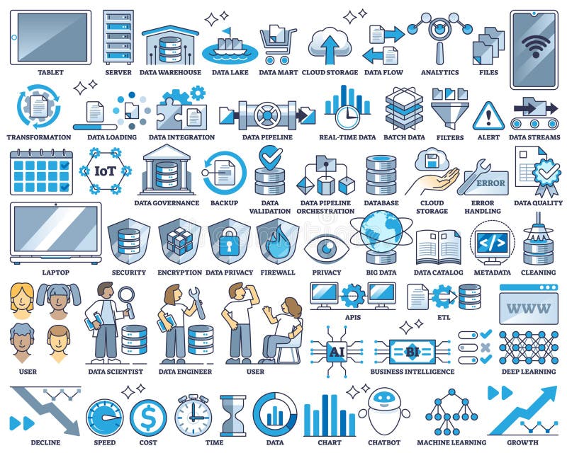 Storage Data Pipeline Stock Illustrations – 593 Storage Data Pipeline ...