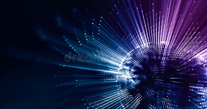 Data Planet with Multiple Dot-connections. Information Universe ...