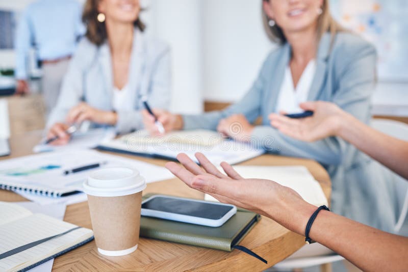 Data Planning, Research Paper and Teamwork Hands of Business Man in ...